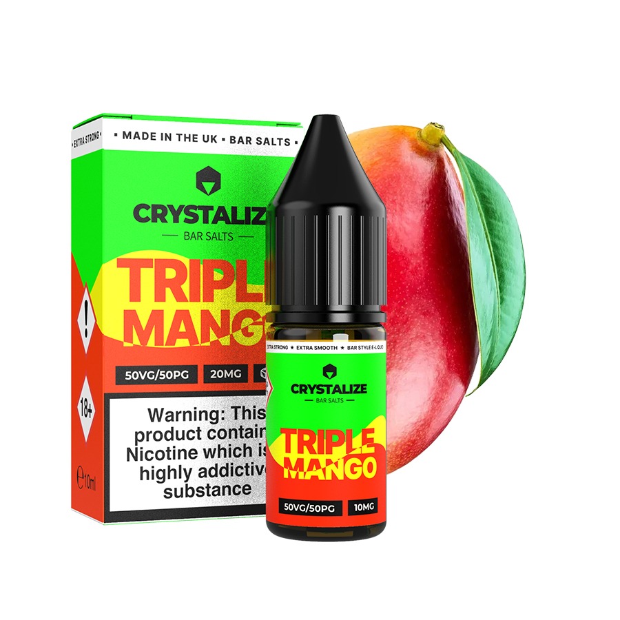 Triple Mango 20mg 10ml Crystalize Driphack - VSHUB24 - E. LIQUIDS, DIY ...